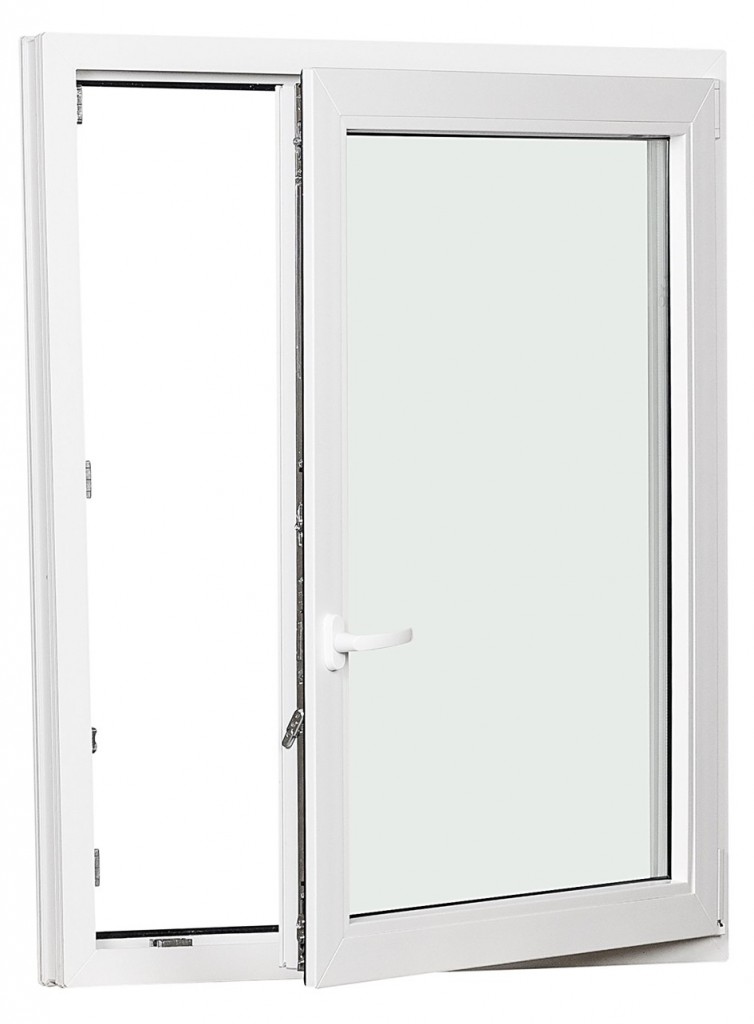 Pvc Vindu Tilt/Turn 80x120cm Høyre 3-lags | Vindu Butikken