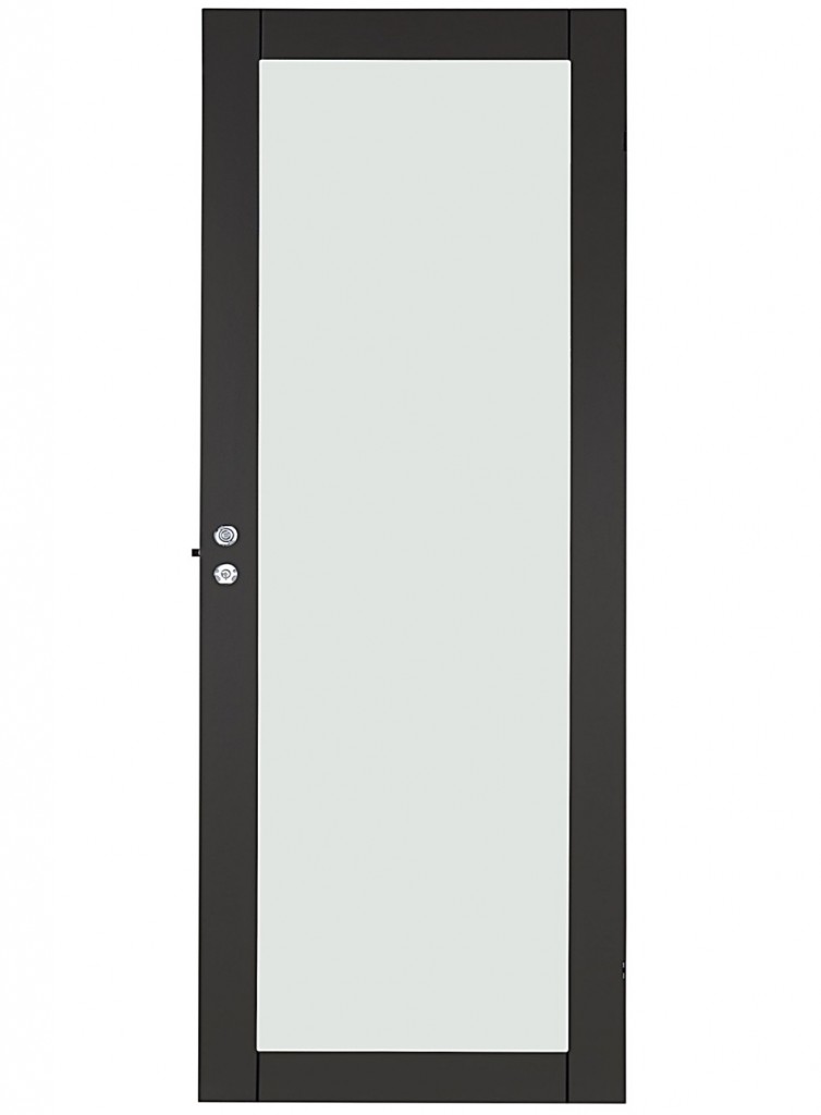 Innerdør Q-Edge 1 Glassdør 90x210 Dempet sort | Vinduer og Dører ...